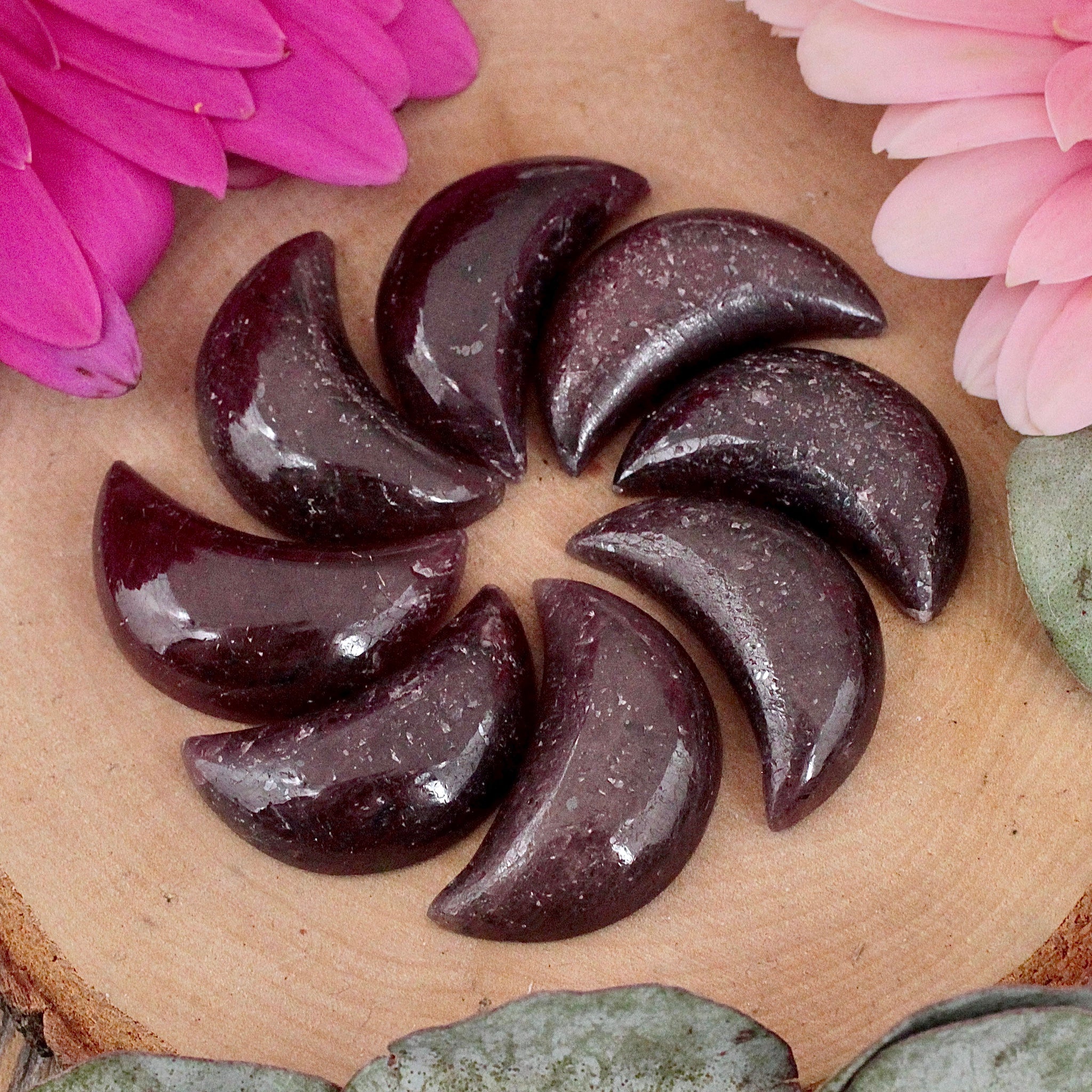 Ruby Crescent Moon Cabochon – RockMama.com