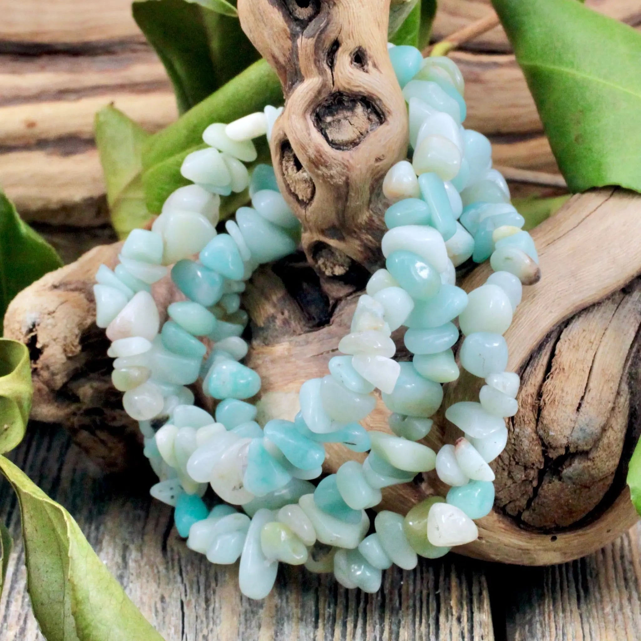Amazonite Chip Bracelet – RockMama.com