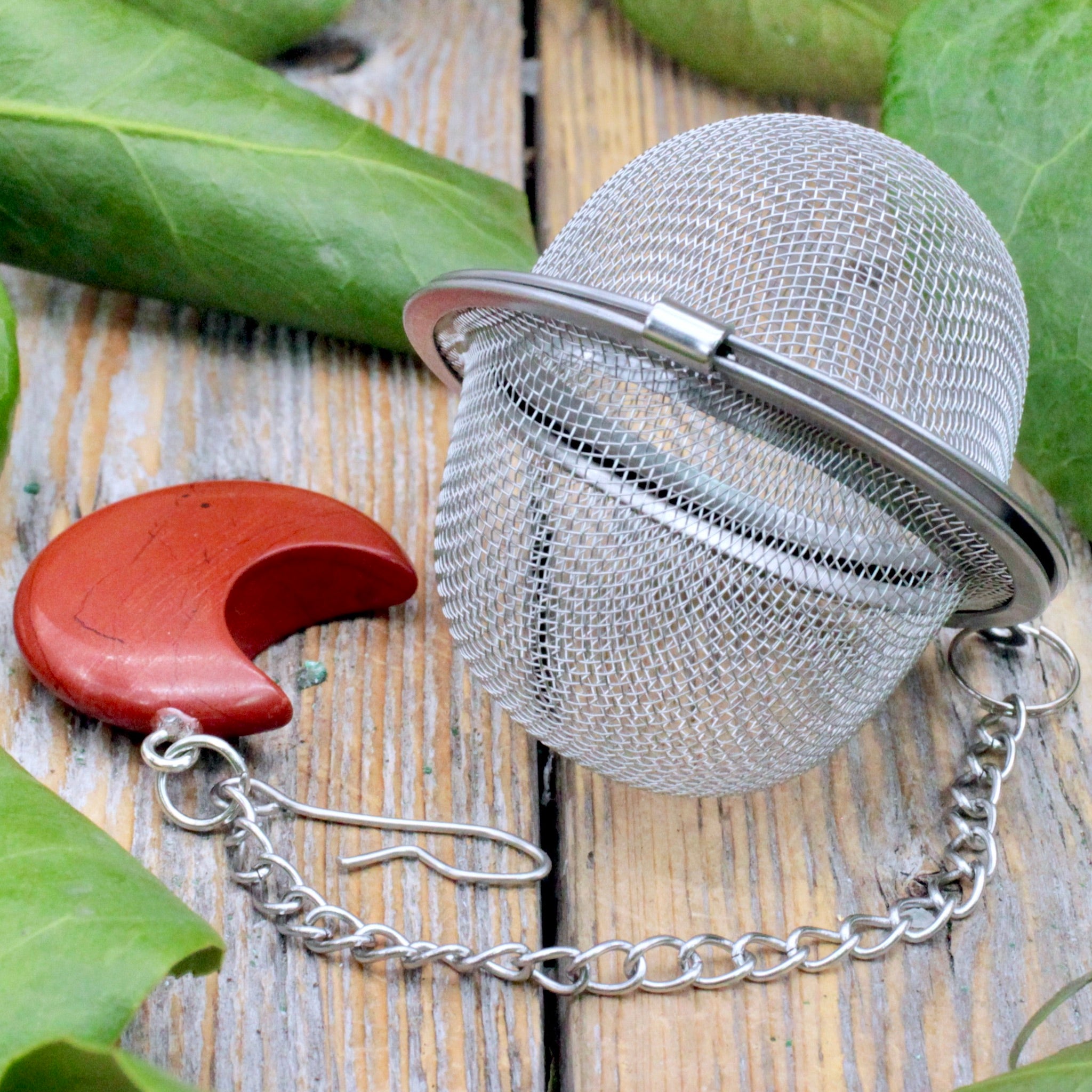 Red Jasper Moon Tea Steeper – RockMama.com