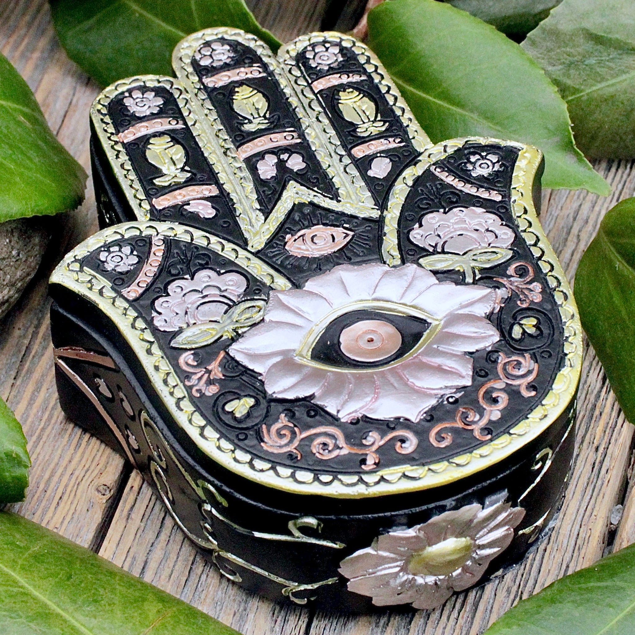 Hamsa Hand Trinket Box – RockMama.com