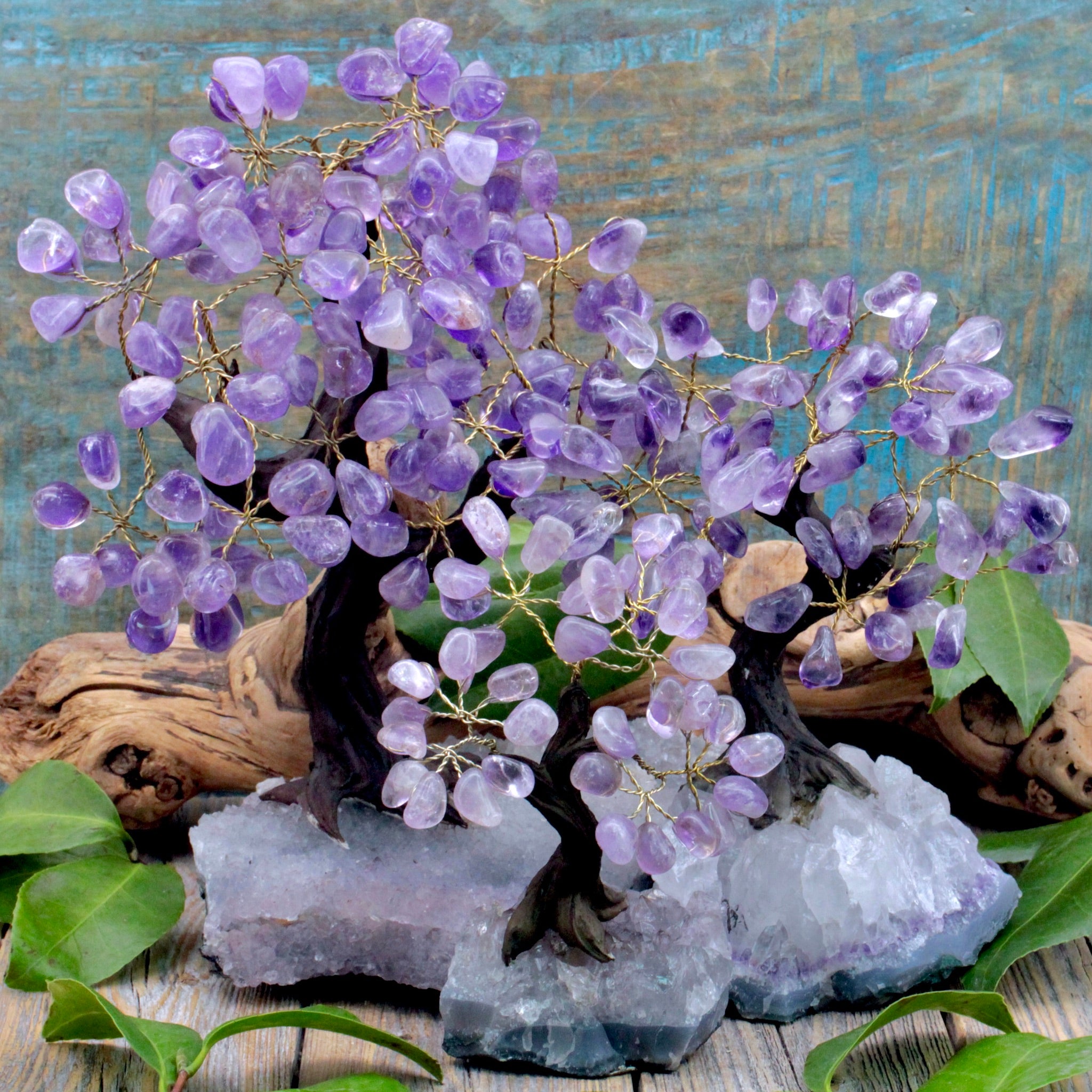 Amethyst Crystal Tree with Amethyst Cluster Base – RockMama.com