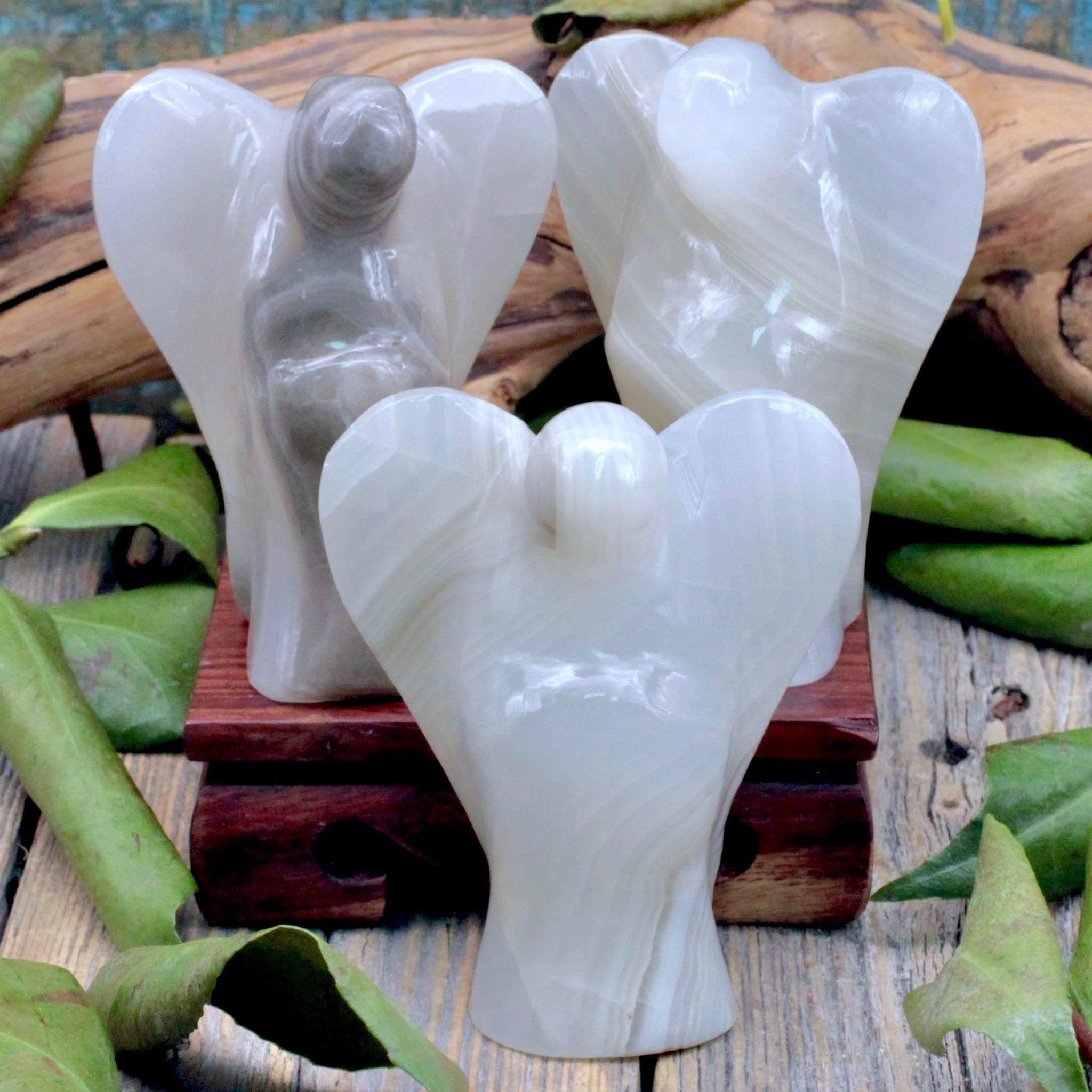 Grey Calcite Angel – RockMama.com