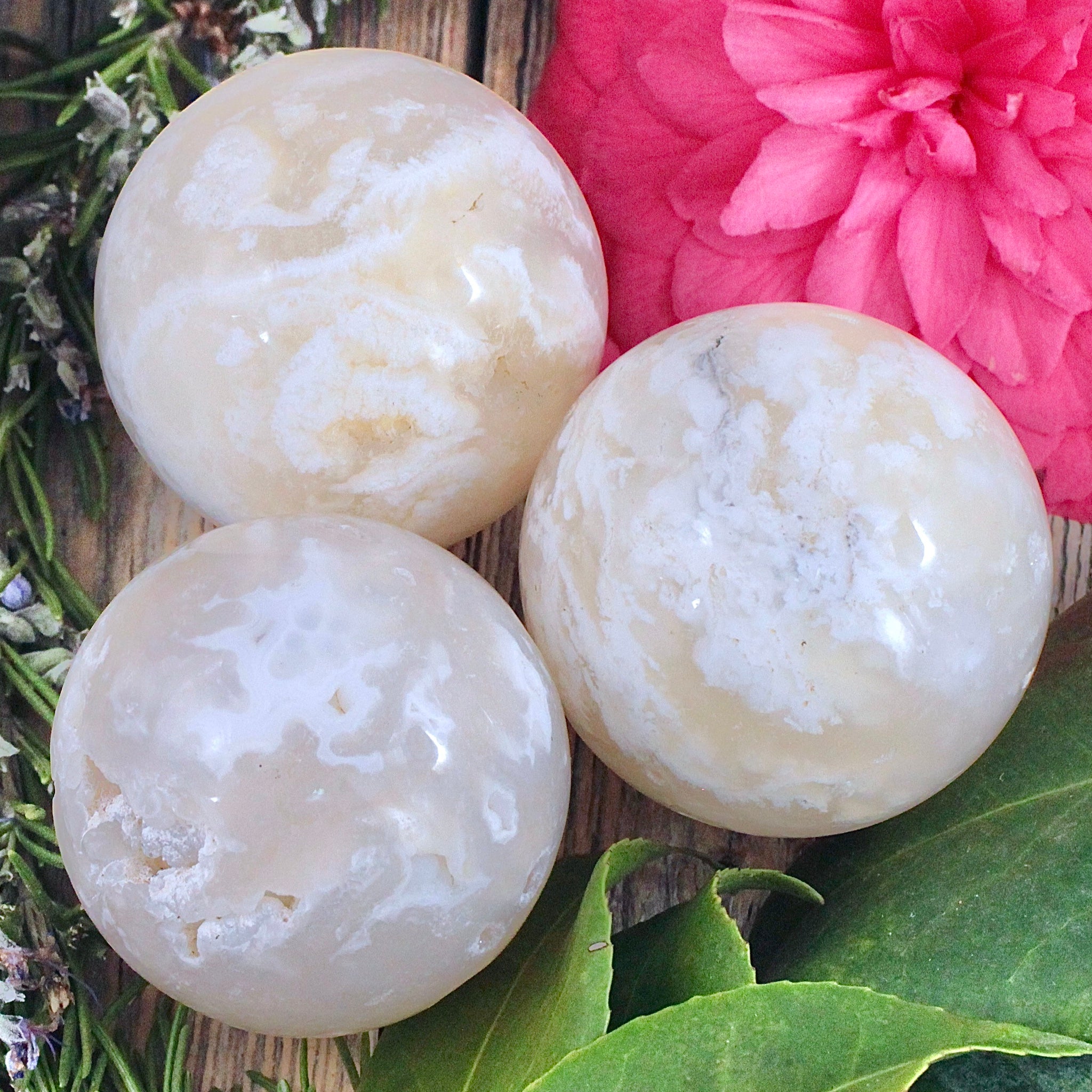 Snow Agate Sphere – RockMama.com