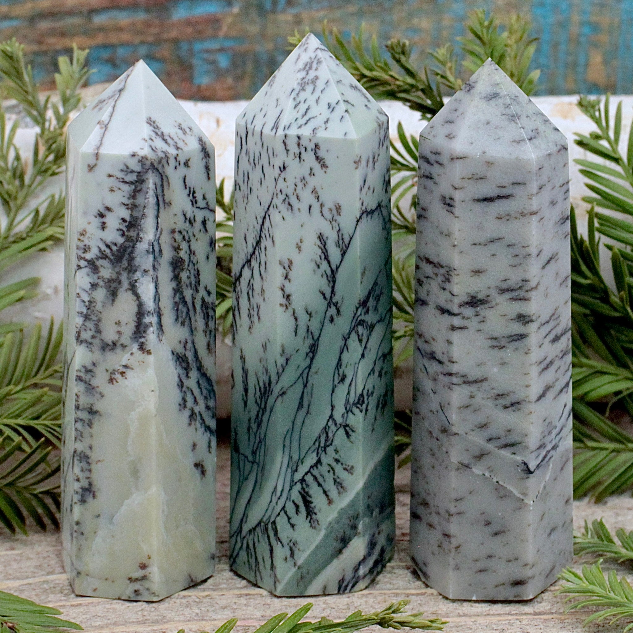 Dendritic Jasper Tower – RockMama.com