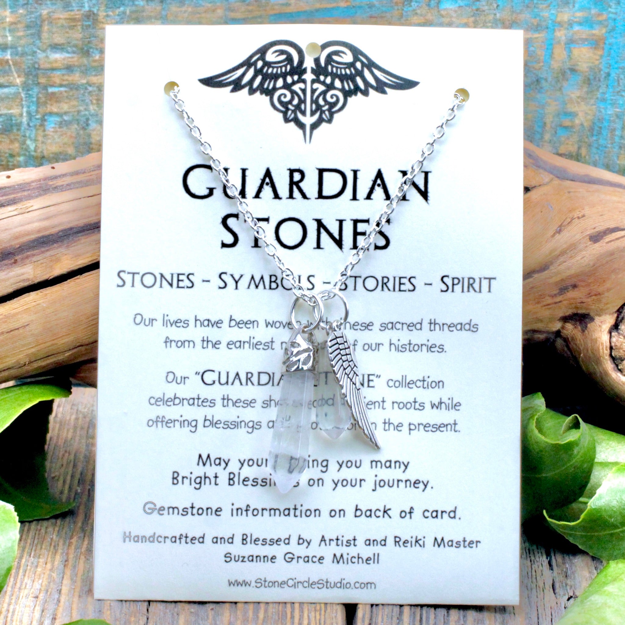 Quartz Guardian Stone Necklace – RockMama.com
