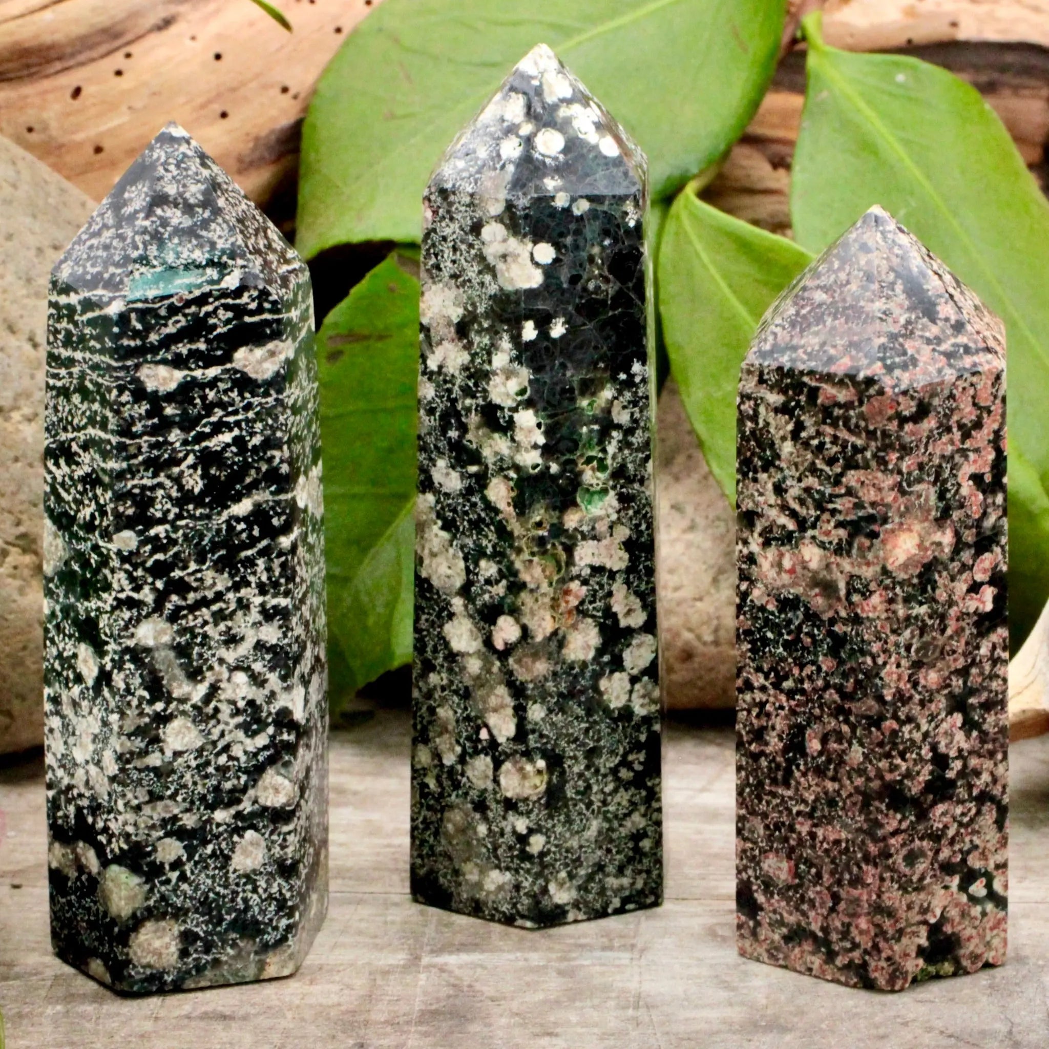 Leopardskin Jasper Tower - medium – RockMama.com