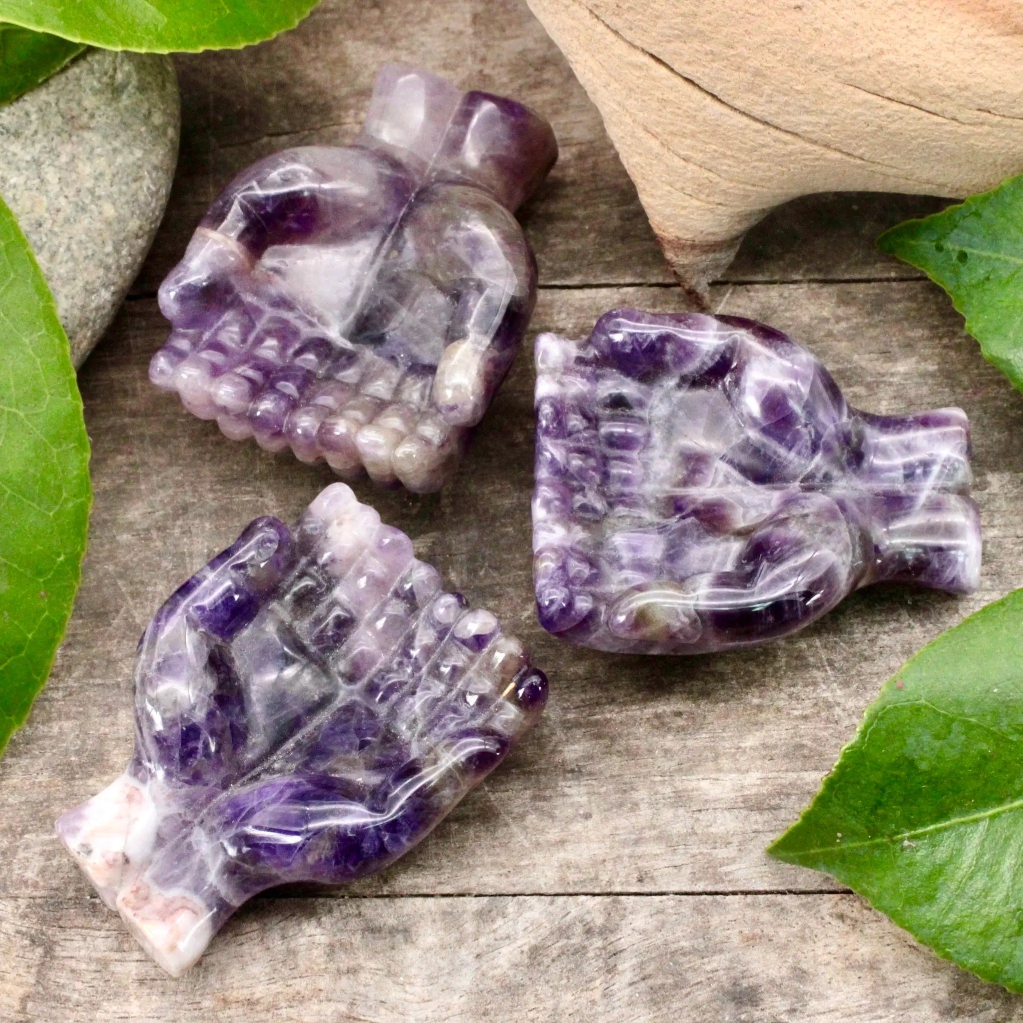 Amethyst Crystal Hands Carving – RockMama.com