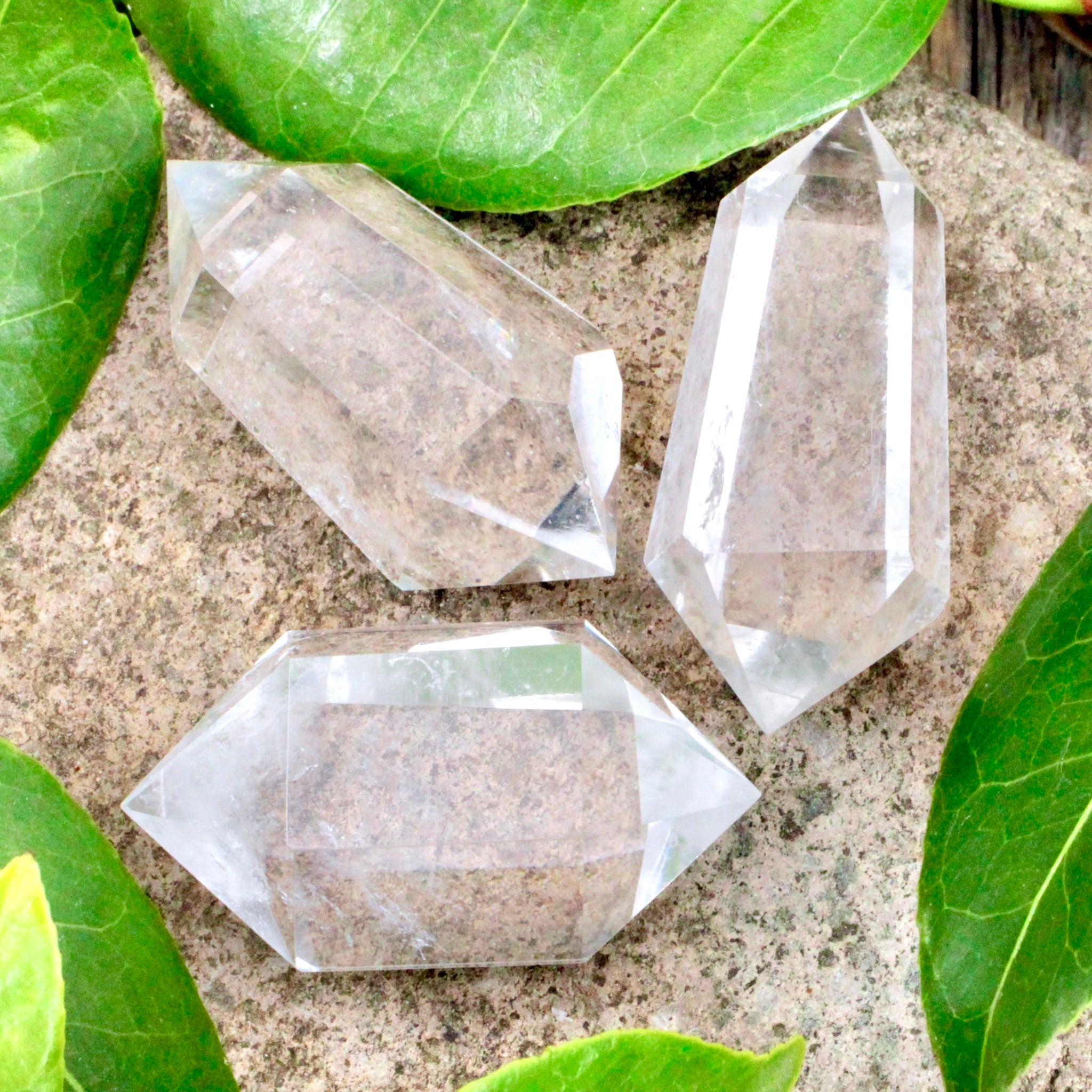 Double Terminated Quartz Point – RockMama.com