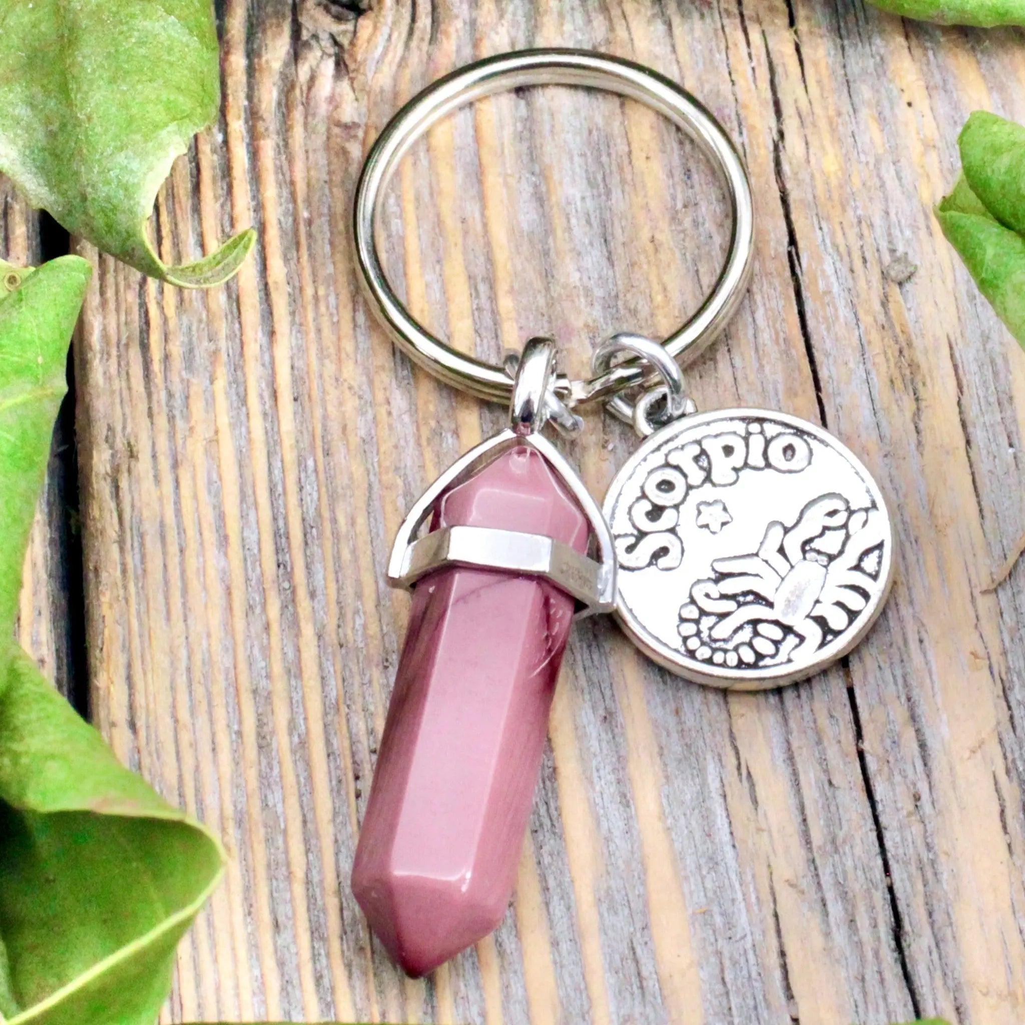 Mookaite Jasper Zodiac Keychain - Scorpio – RockMama.com