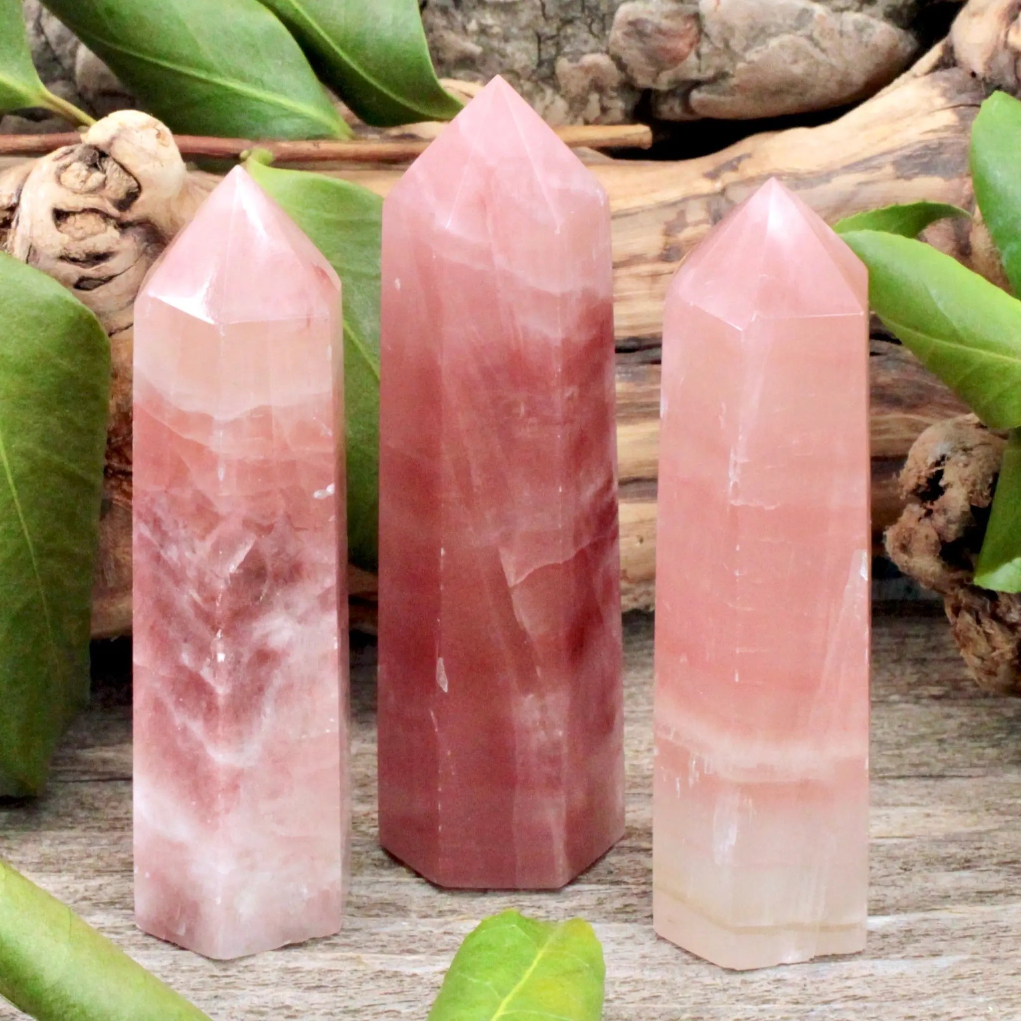 Strawberry Calcite Tower – RockMama.com