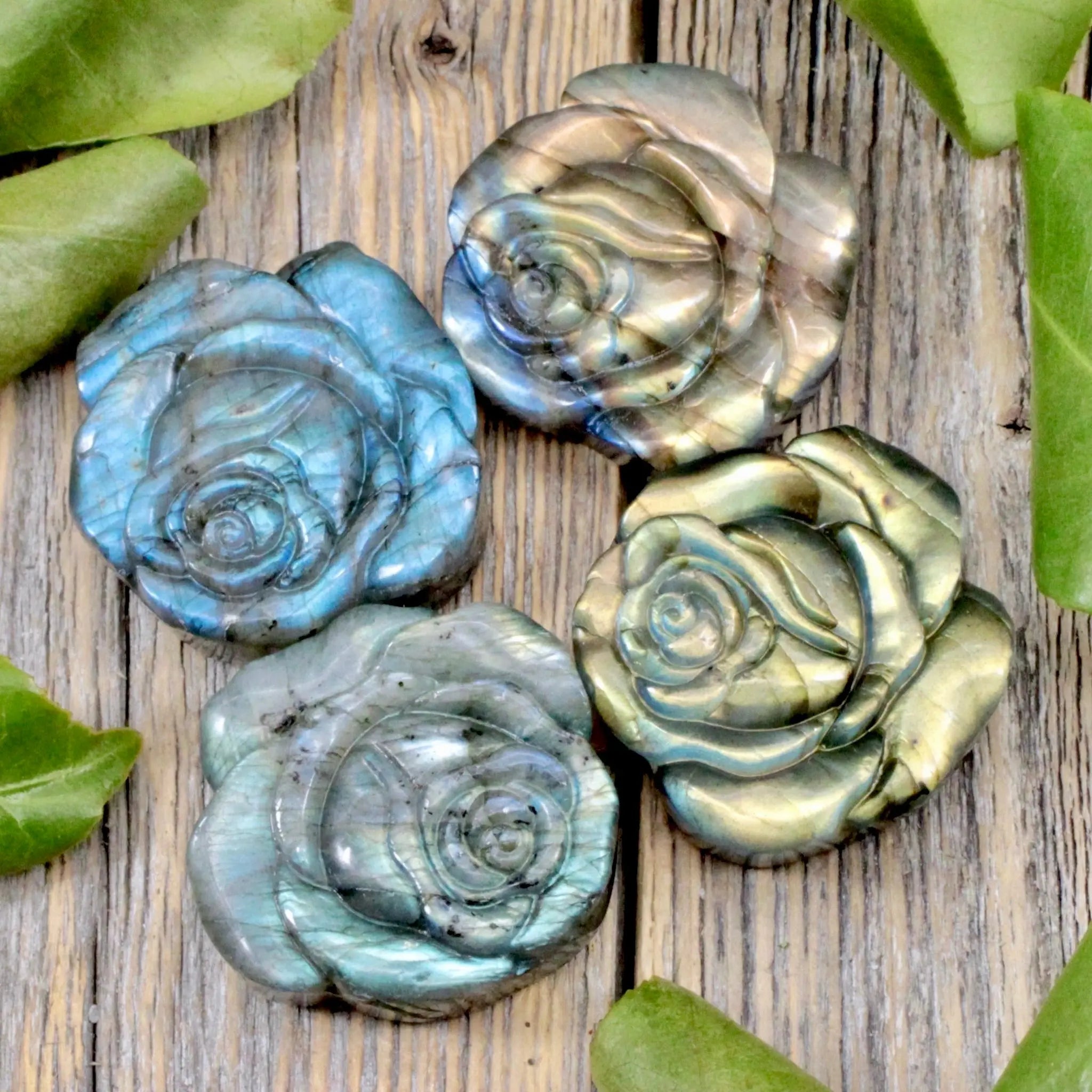 Labradorite Rose Token – RockMama.com